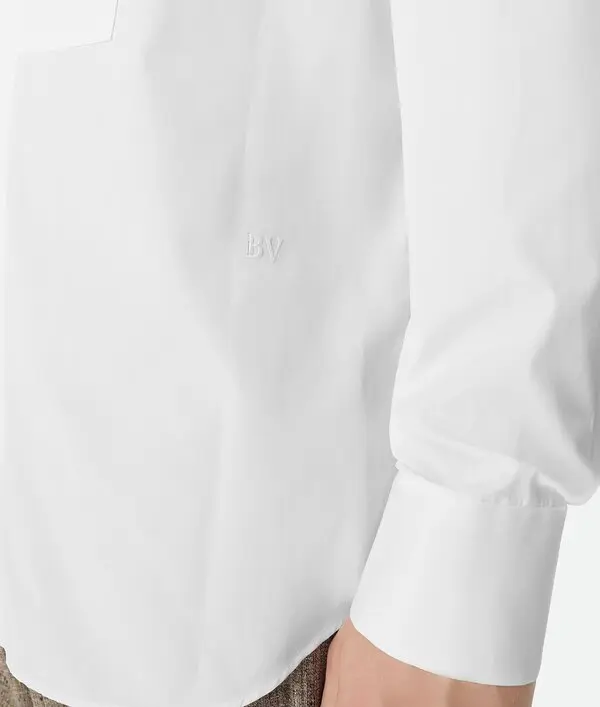 Bottega Veneta Poplin Plastron Shirt