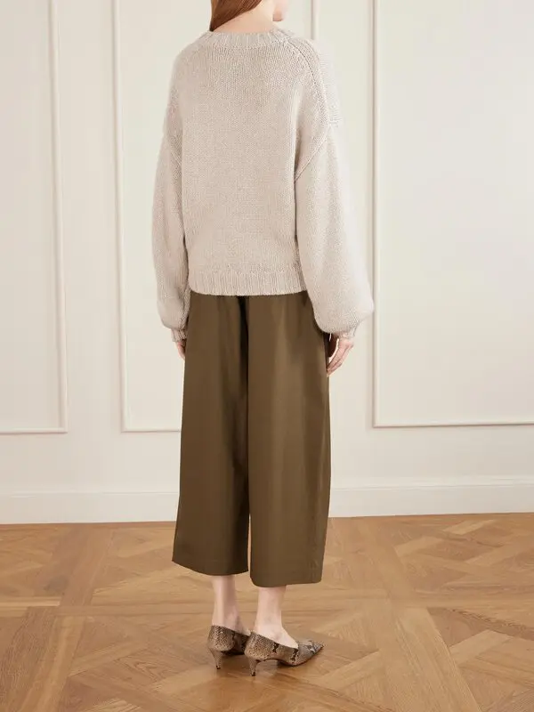 Khaite Gemma Cashmere Sweater - Neutrals