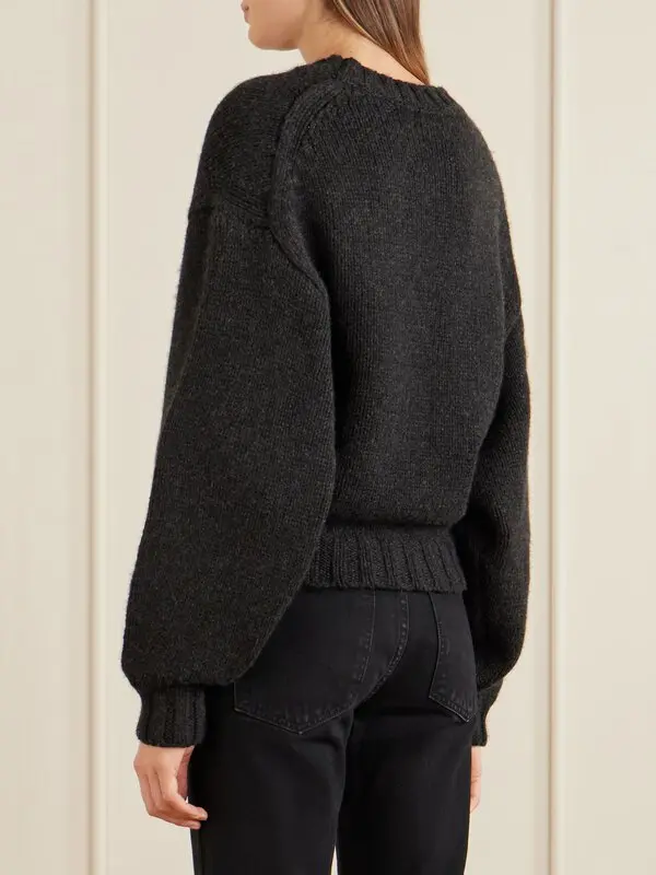 Khaite Gemma Cashemere-knit Sweater - Gray
