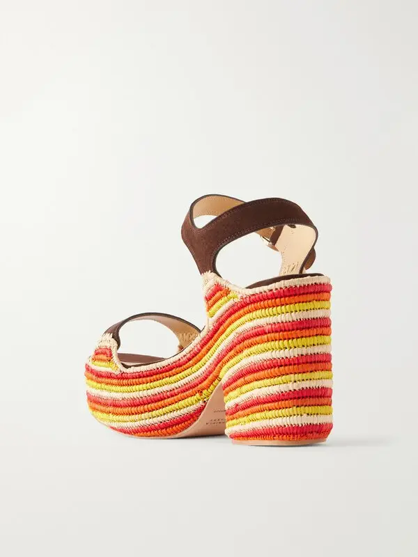 Gabriela Hearst Dardis Platform Sandals - Brown