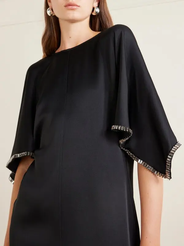 Stella McCartney Embellished Satin Maxi Dress
