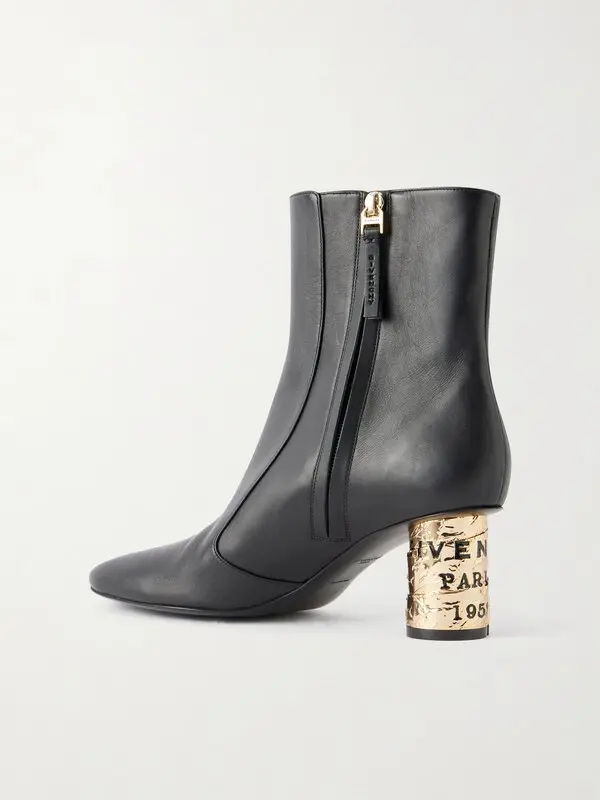 Givenchy Tape 65 Leather Ankle Boots