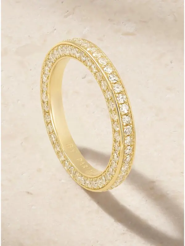BY PARIAH Triple 14-karat Recycled Diamond Ring - Gold