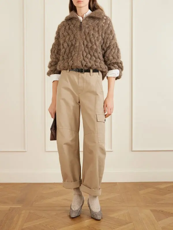 Brunello Cucinelli High-rise Barrel Jeans