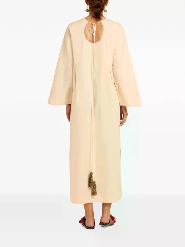 La DoubleJ Embroidered Twin Flame Dress