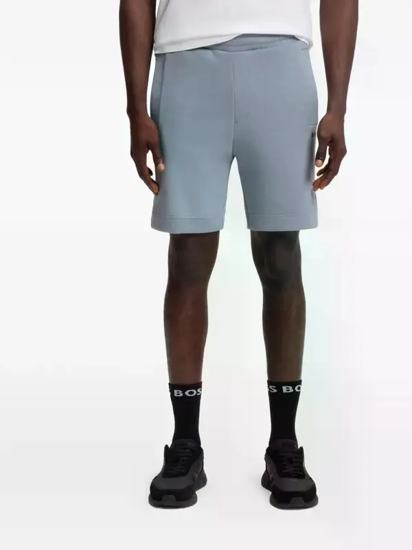BOSS Logo-embroidered Track Shorts