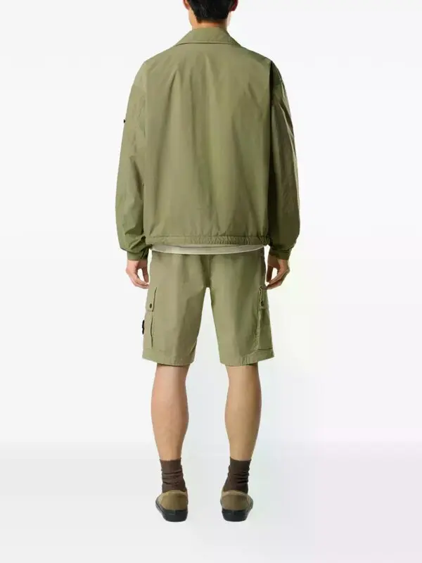 Stone Island Compass Patch Cargo Shorts - Neutrals