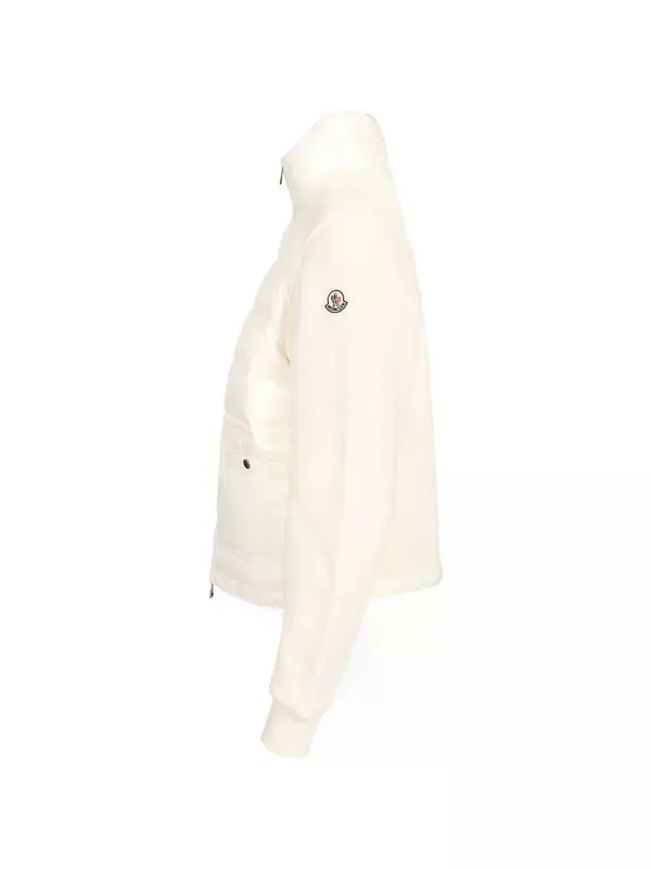 Moncler Quilted-panel Zip-up Jacket