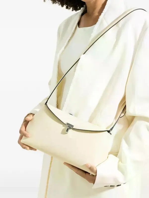 TOTEME T-lock Shoulder Bag - Neutrals