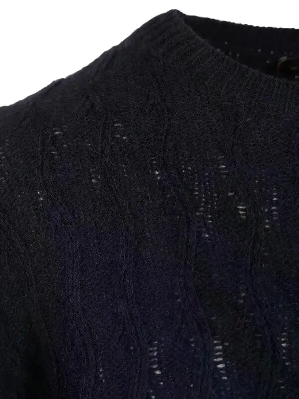 Etro Pegaso-embroidered Cashmere Sweater - Blue