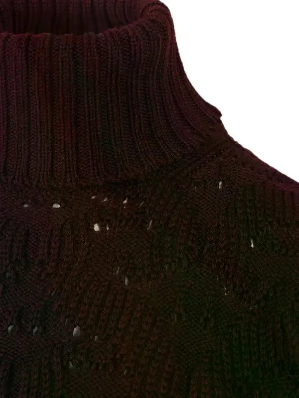 Etro Roll-neck Cable-knit Sweater