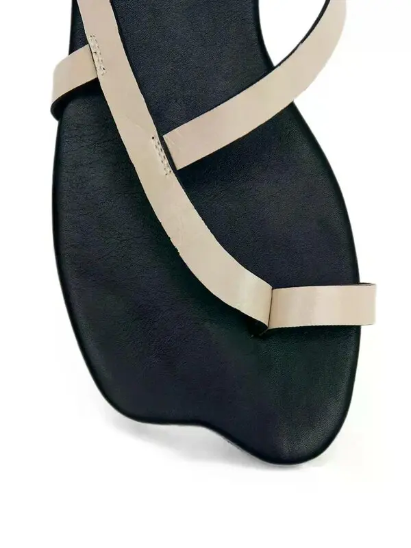 ALOHAS Dawn Asymmetric-sole Leather Sandals - Neutrals