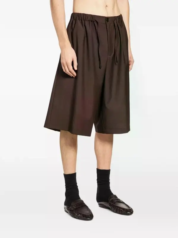 ROSE BURRITO Virgin Wool Shorts