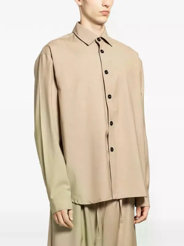 ROSE BURRITO Virgin Wool Overshirt