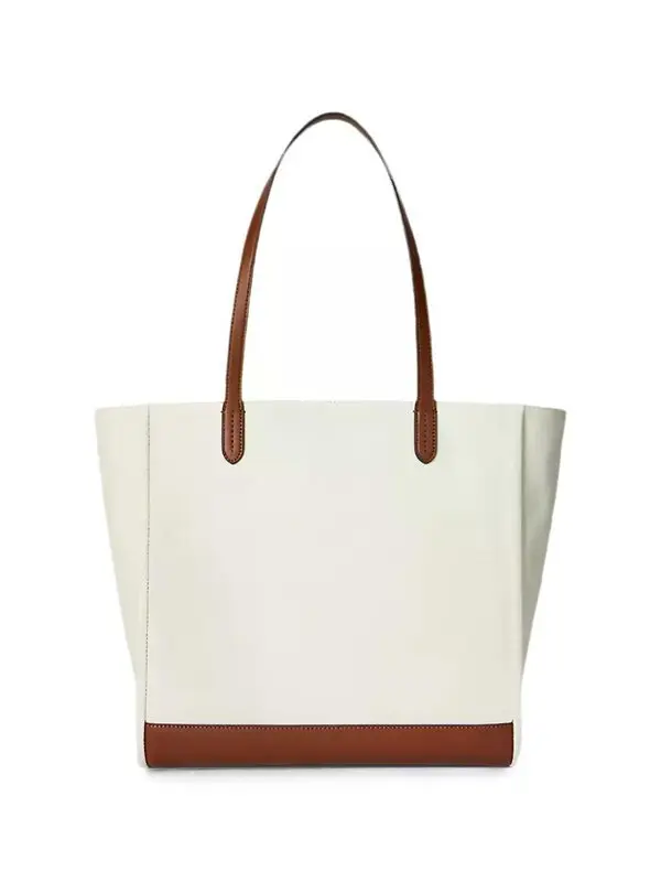 Ralph Lauren Logo-patch Tote Bag - Neutrals
