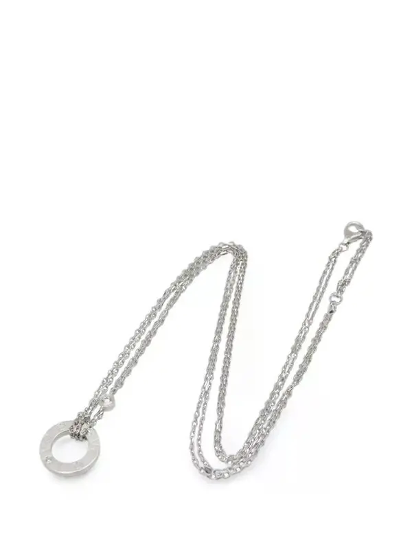 Cartier 2010s Love Diamond Necklace - Silver