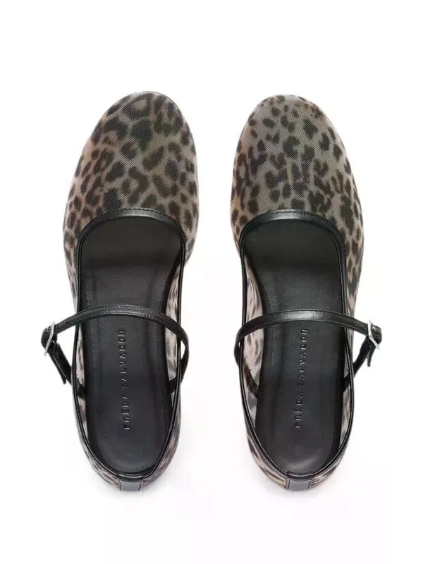 Freda Salvador Laurel Leopard-print Ballet Flats