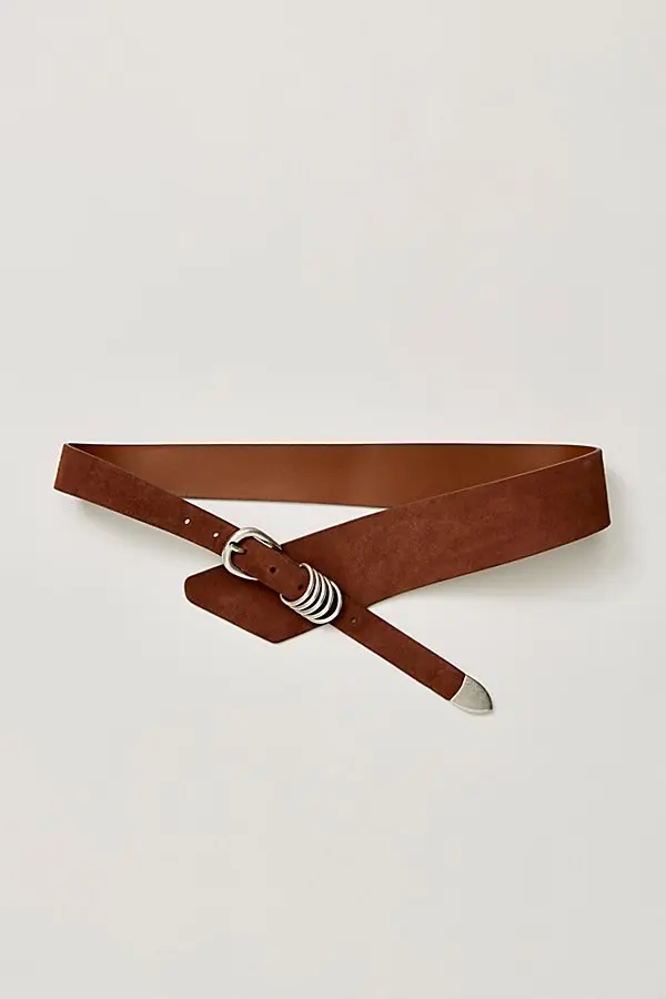 Free People Sloane Suede Belt At - Sunburn