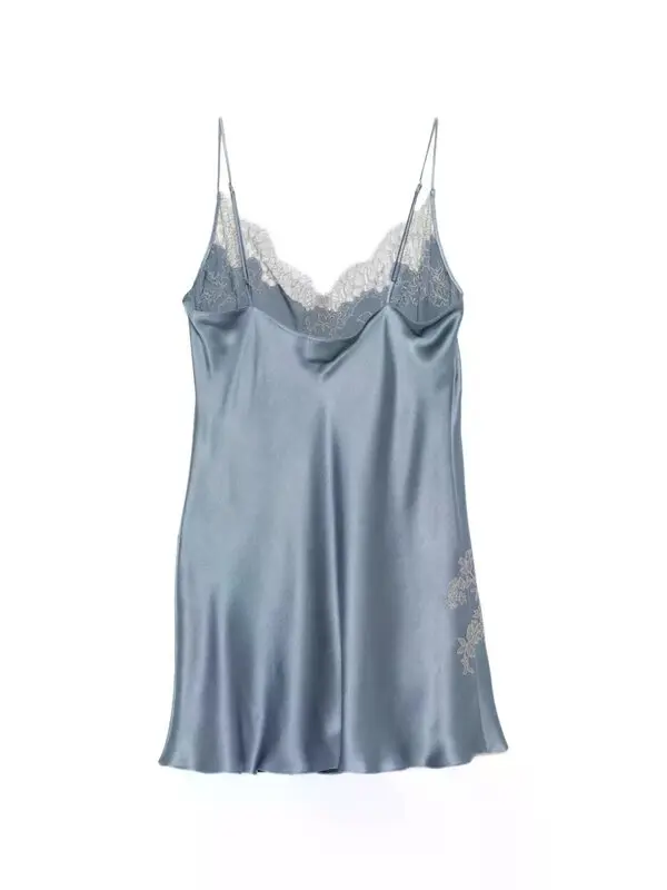 Carine Gilson Lace-trim Slip Dress