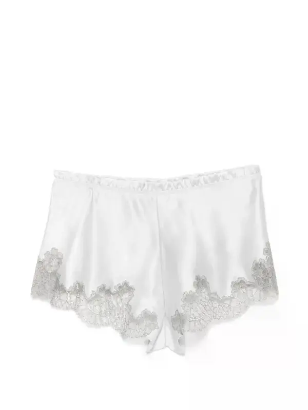 Carine Gilson Lace-trim Pajama Shorts
