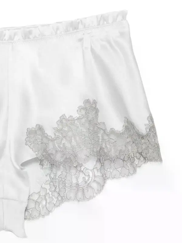 Carine Gilson Lace-trim Pajama Shorts