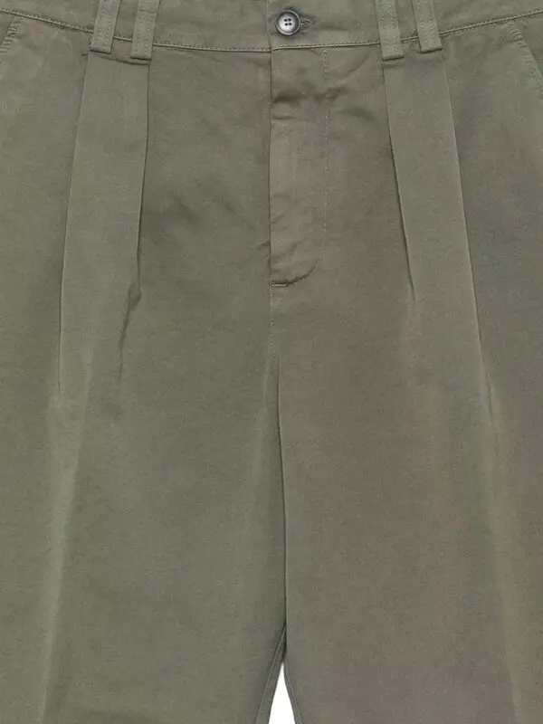 Canali Pleated Tapered-leg Trousers
