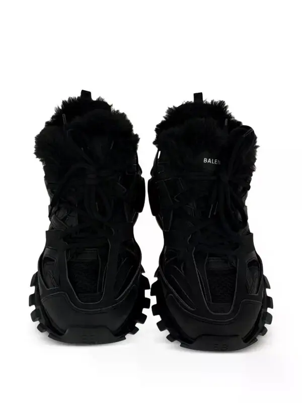 Balenciaga Track Faux Fur-lined Sneakers