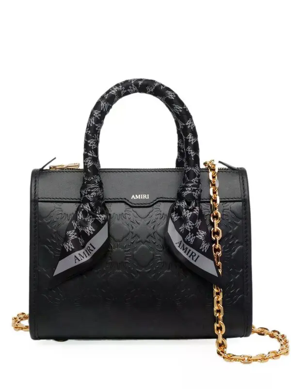 Amiri Ma Leather Tote Bag - Black