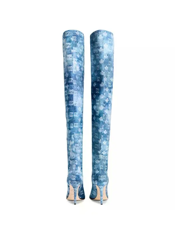 Dsquared2 Monogram Heeled Boots