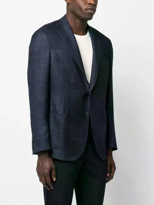 Corneliani Single-breasted Chambray Blazer