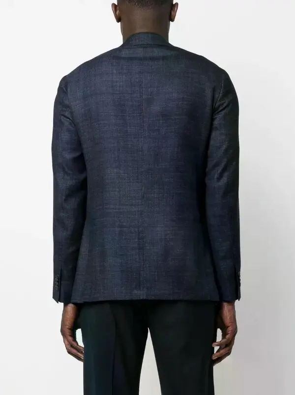 Corneliani Single-breasted Chambray Blazer