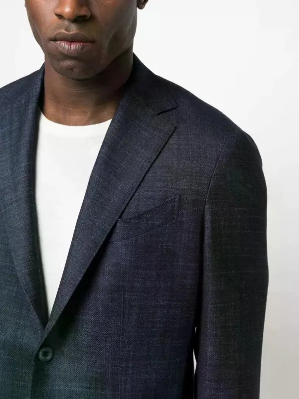 Corneliani Single-breasted Chambray Blazer