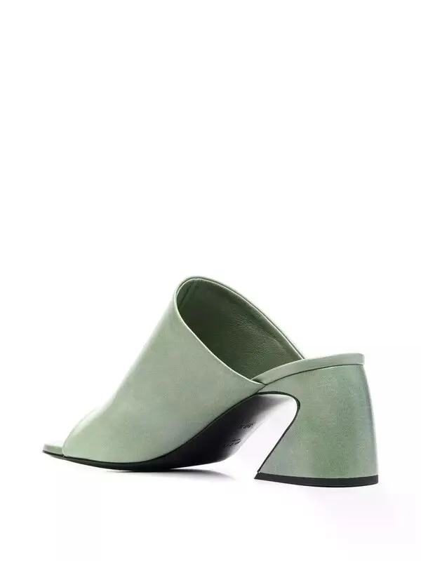 JIL SANDER Sculped-heel Detail Mules