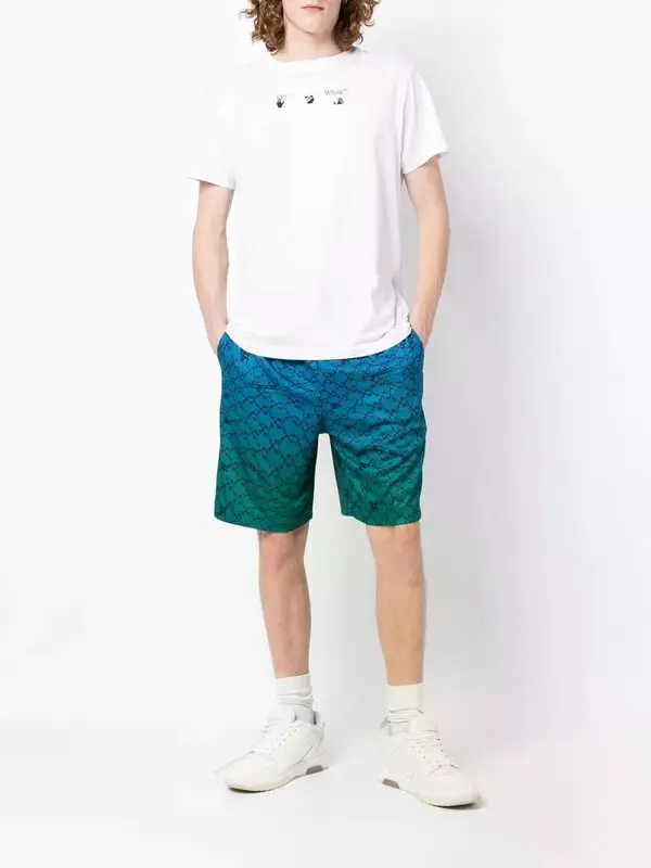 Off-White Logo-print Drawstring Shorts