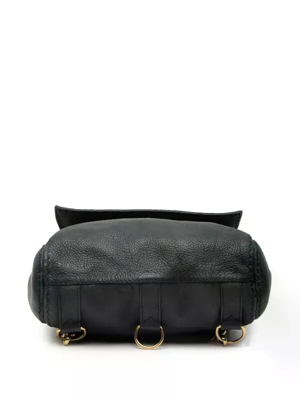 Saint Laurent 2000-2012 Embossed Leather Backpack