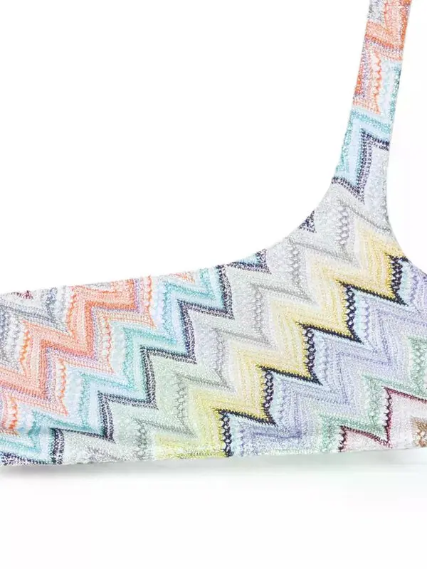 Missoni Zigzag One-shoulder Bikini
