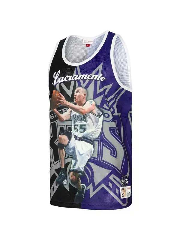 Mitchell & Ness X Nba Sacramento Kings Sublimated Player Tank Top - Purple