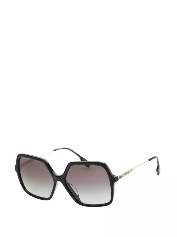 Burberry Isabella Geometric-frame Sunglasses - Black