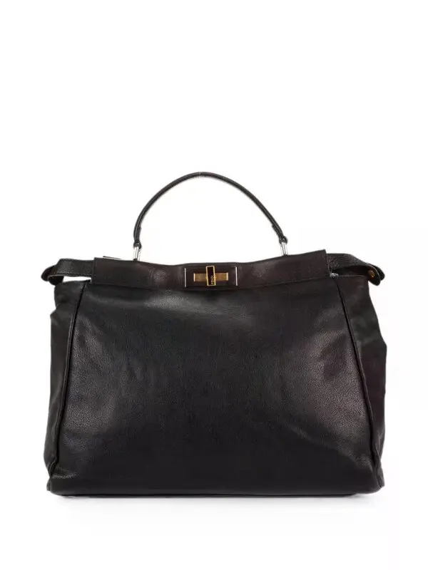 Fendi Peekaboo Tote Bag - Black