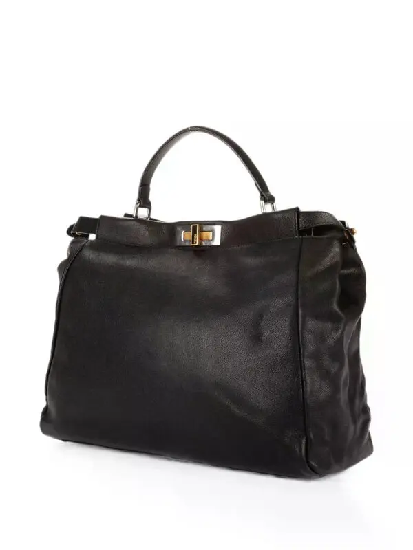 Fendi Peekaboo Tote Bag - Black