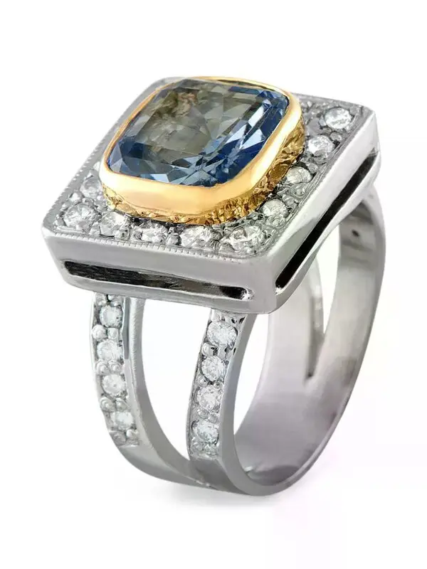 LB EXCLUSIVE Sapphire And Diamond Ring