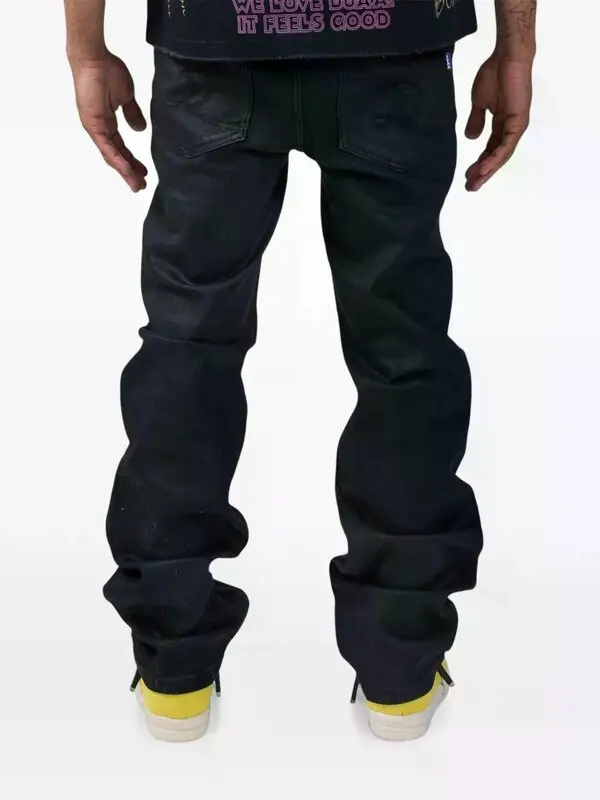 DUAA Moon Wax-coated Jeans