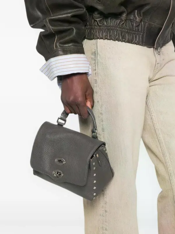 ZANELLATO Mini Postina Tote Bag - Grey