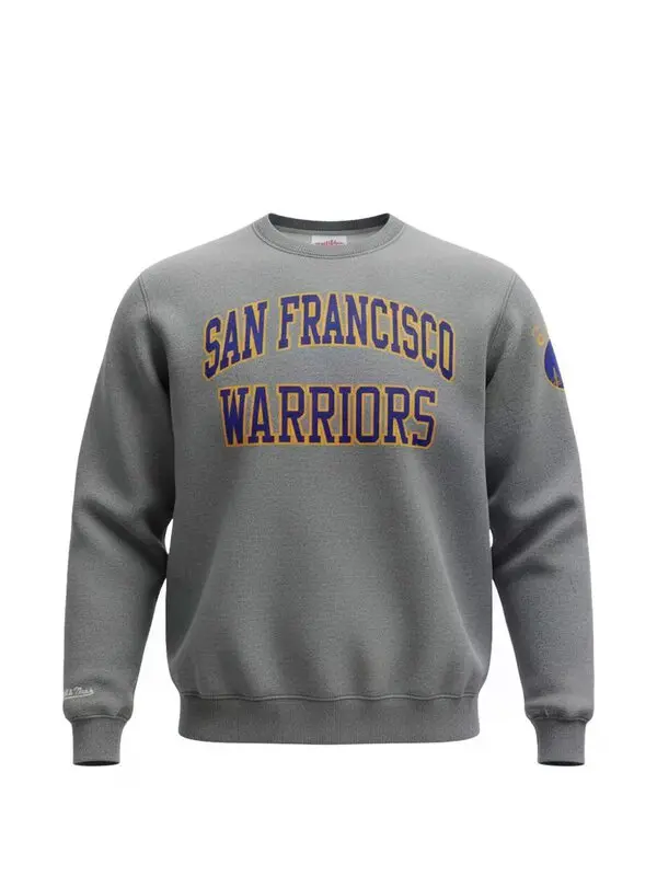 Mitchell & Ness X Nba Golden State Warriors The City Sweatshirt - Grey