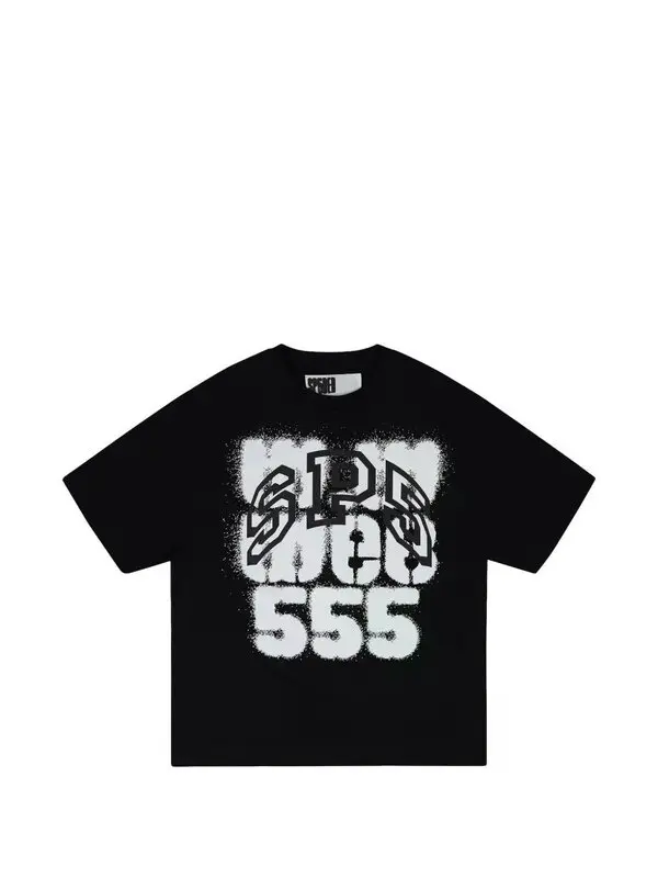 SP5DER Sp555 Graphic-print T-shirt - Black
