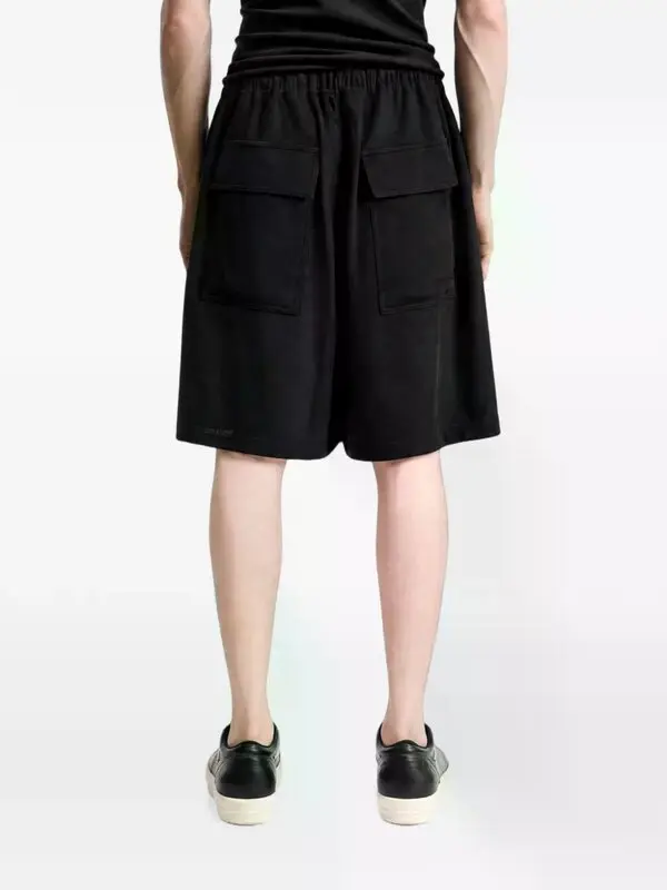 Rick Owens Wool Drawstring Waistband Knee-length Shorts