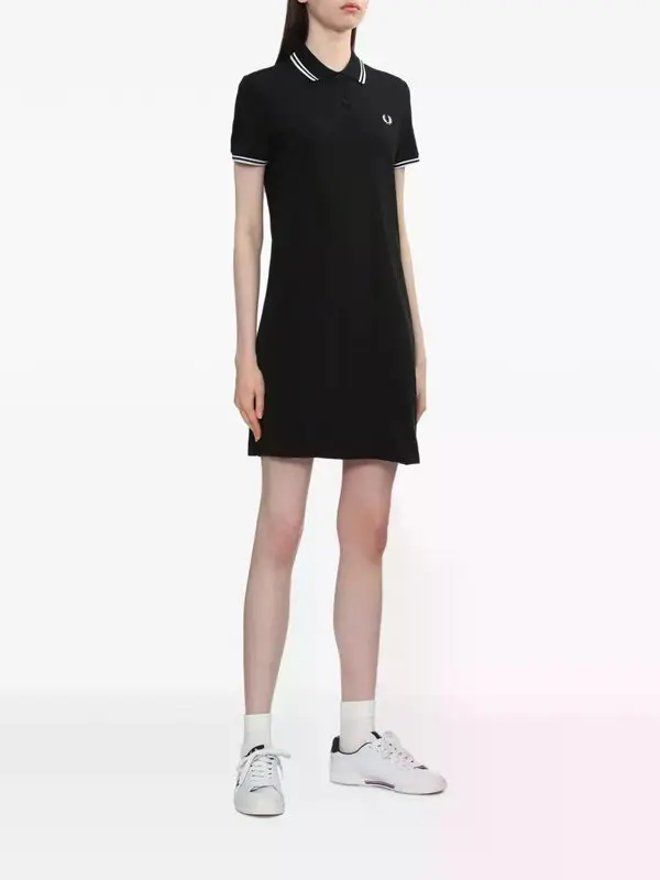 Fred Perry Twin Tipped Polo Dress - Black