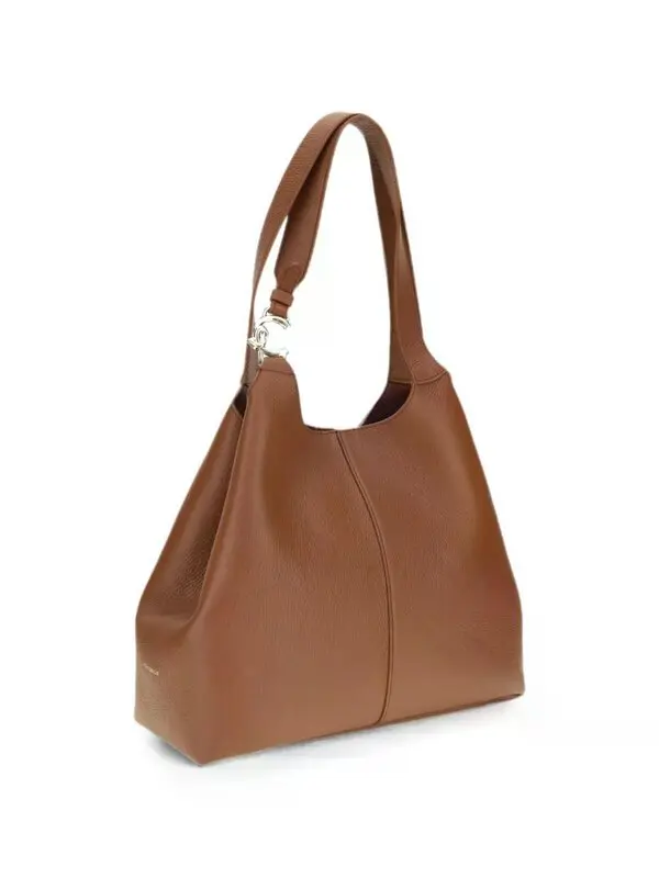 COCCINELLE Large C-easy Leather Shoulder Bag - Brown