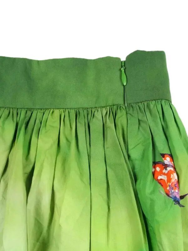 Dior Floral-pattern Skirt