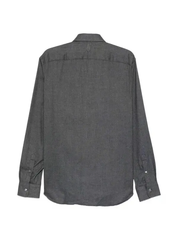 Canali Herringbone-pattern Shirt